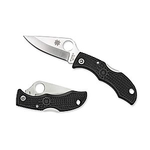 Spyderco Ladybug 3, Black FRN Handle, Serrated