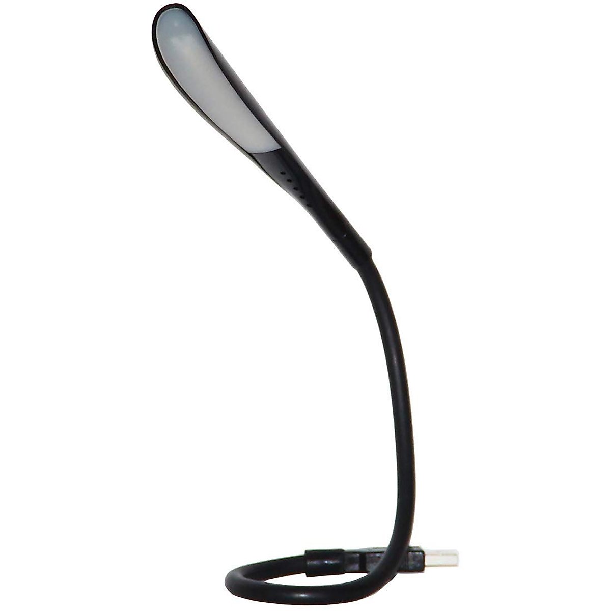 i2 Gear USB Reading Lamp with 14 LEDs Dimmable Touch Switch and Flexible Gooseneck for Notebook Laptop, Desktop, PC and MAC Computer + On/Off Setting (14 LED, Black)