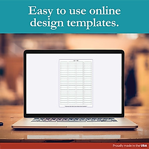 Premium Label Supply White Sticker Return Address Labels – 1.75” x .5" – Laser/Inkjet Compatible – (80 Labels/Sheet), 25 Sheets – 2000 Total Adhesive Labels