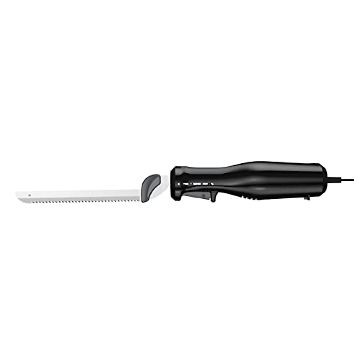 Black+Decker Comfort Grip Electric Knife with 7-Inch Stainles Steel Blades, Safety Lock Button & Knife Stand, Ideal for Carving, Slicing & Cutting Meats, Turkey Bread & Craft Foam, Dishwasher Safe