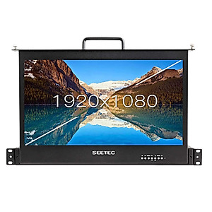 SEETEC 17.3 Inch Monitor 1RU Pull Out Rack Mount Monitor Full HD 1920x1080 SC173-HD-56(HDMI)