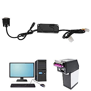 Gaeirt RS232 Converter, MDB-RS232 Converter Use RS232 USB Port Use Computer RS232 Port ABS Plastics Material for MDB Coin Validator