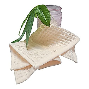 Premium Quality Washcloths - Fast Drying, High Absorbency, 100% Cotton, Luxurious Waffle Design