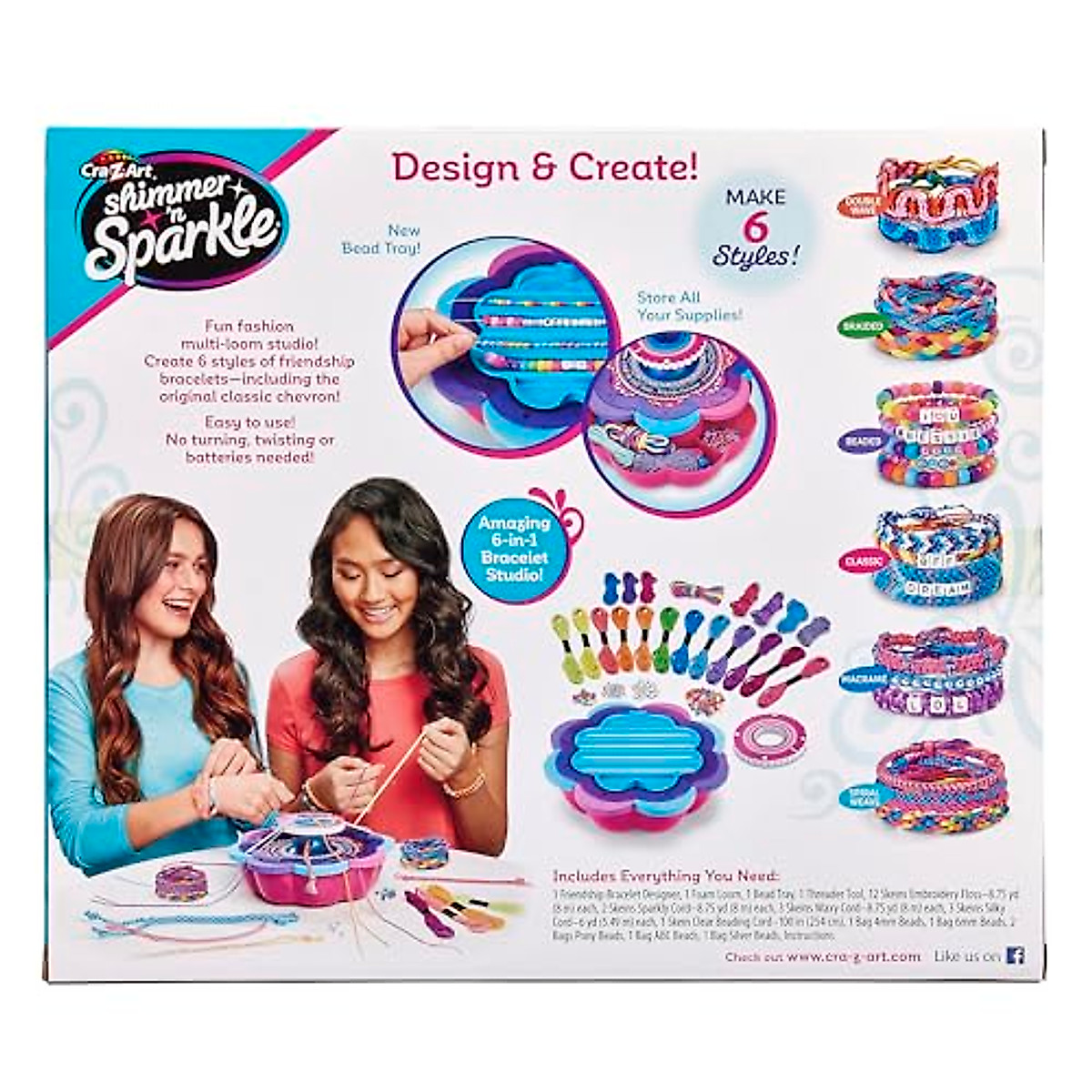 Cra-Z-Art Shimmer & Sparkle Ultimate Friendship Bracelet Maker Small