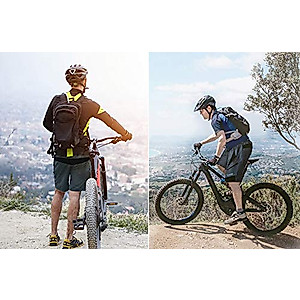 Sportneer Mens Mountain Bike Shorts - 3D Padding MTB Cycling Shorts for Men with Liner and Loose Fit (Medium, Grey)