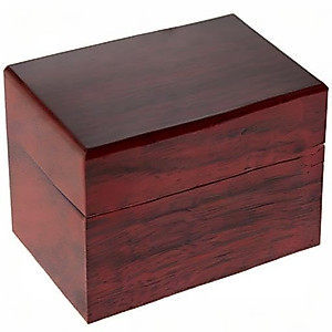 LETURE Wooden Single Watch Cases for Men Women, Wood Wrist Watch Bangle Gift Box with Pillow