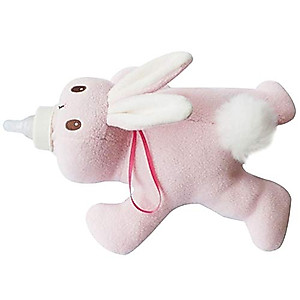Artibetter Bunny Milk Bottle Cover Protective Soft Stuffed Animal Baby Feeding Bottle Holder Case for Kids Baby Toddler Infant