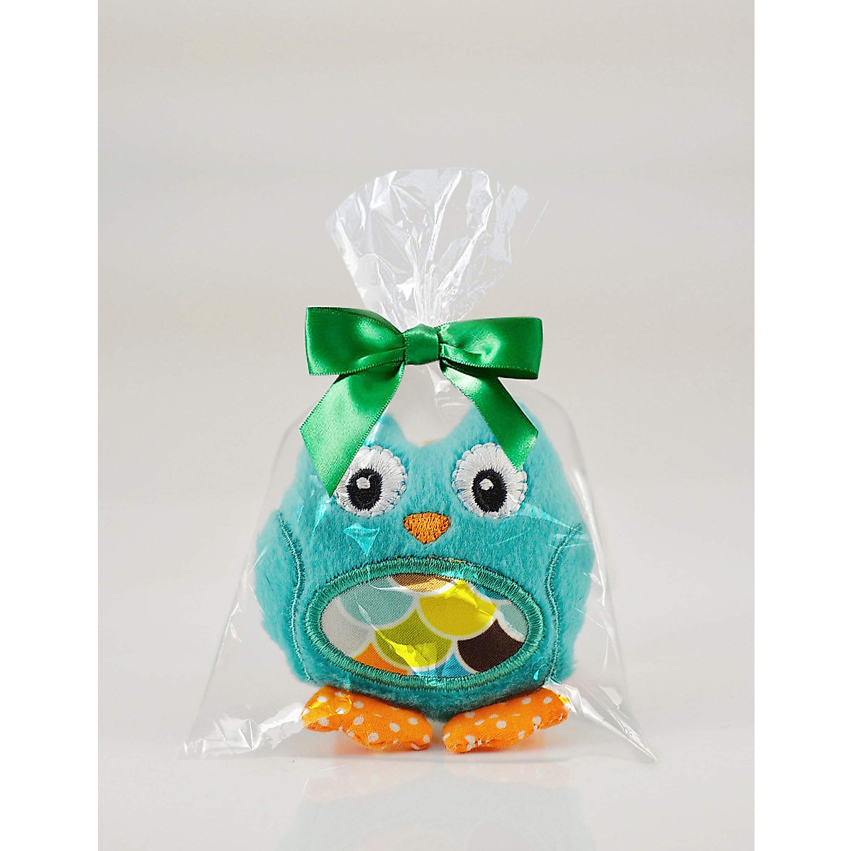 Purple Q Crafts Clear Plastic Cellophane Bags with 4" Colored Twist Ties for Gifts Party Favors (9"x12" 50 Pack)