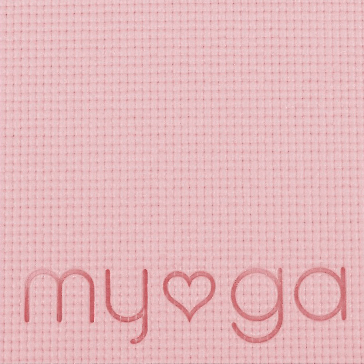 Myga Entry Level Yoga Mat - Eco-Friendly Mat for Yoga, Pilates, Stretching & Fitness - Non-Slip and Lightweight, Great for Travel - Ideal for Home, Gym or Studio - 68.1" x 24" - Pink