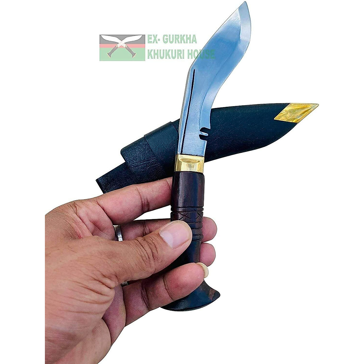 5" Blade Biltong Kukri - Carbon Steel Hand Forged Blade Kitchen Knives - EGKH Factory Outlet in Nepal - Ready to use - Balance water tempered Sharpen Edge Khukuri