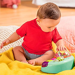 B. Toys – Whirley Pop – Lights & Music Station Baby Toy with Suction Cups – 100% Non-Toxic and BPA-Free