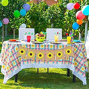 Rainlemon Jute Burlap Sunflower Banner Baby Shower, Birthday Party, Wedding, Graduation Party Decoration