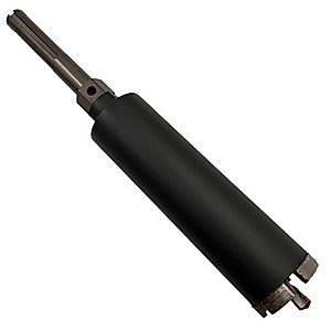 2-1/2" Dry/Wet Multipurpose Core Bit for Masonry, Concrete and Natural Stone, 6" Drilling Depth, SDS Max Pilot Bit with 5/8"-11 Arbor