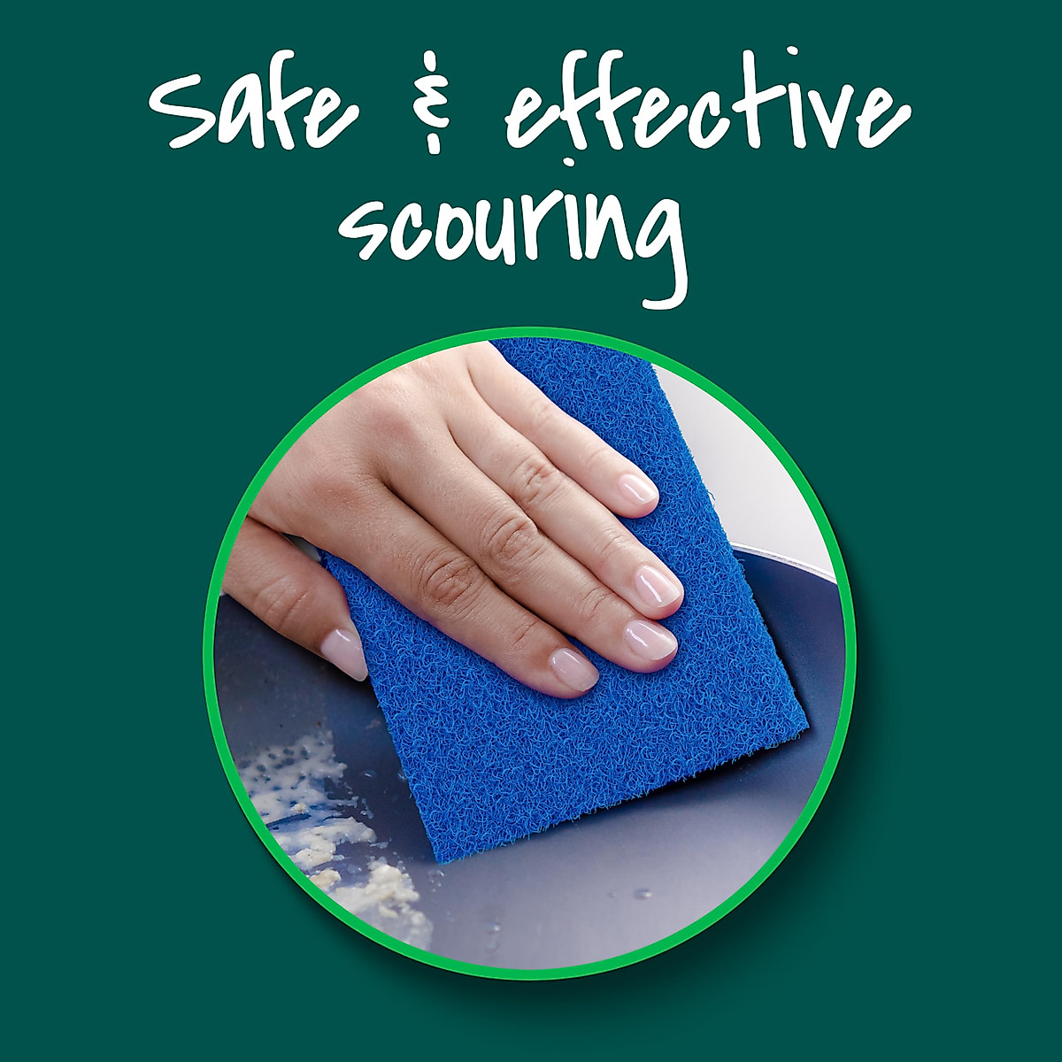 Scotch-Brite Non-Scratch Scour Pads, Scouring Pads for Kitchen and Dish Cleaning, 3 Pads