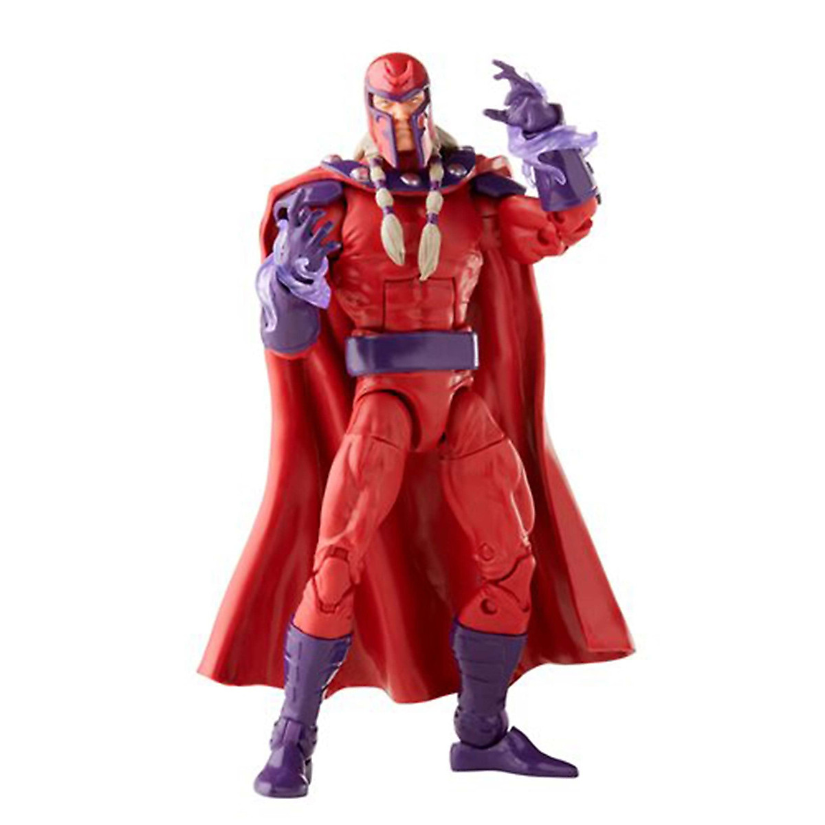 Marvel Legends Series 6-inch Scale Action Figure Toy Magneto, Premium Design, 1 Figure, and 5 Accessories , Red
