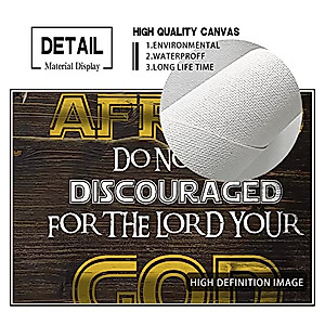 Jesus Bible Verse Wall Art Christian Cross Lion Motivational Wall Religion Jesus Inspirational Scripture Painting Artwork Living Room Bedroom Church Wall Decor Framed Ready to Hang 16x12 Inch