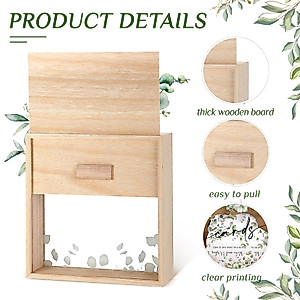 53 Pcs Wedding Card Boxes for Reception Wedding Greenery Card Holder Box 50 Pcs Advice and Wishes Card 2 Pcs Wedding Ballpoint Pens Wedding Wishes Cards and Box Set for Reception Bridal Shower