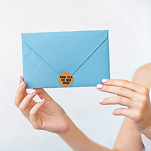 2000Pcs 1 inch Thank You Stickers, Thank You for Your Order Adhesive Sticker Labels for Envelopes Packaging (4 Rolls, Each roll 500Pcs)