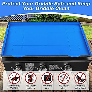 36" Silicone Griddle Mat for Blackstone Grill, Heavy Duty Food Grade Silicone Griddle Buddy Mat Top Cover for Blackstone Griddle Grill, Protect Griddle No Rust Dirt From Animal, Reusable Griddle Mat