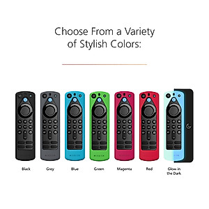 Made for Amazon Remote Cover Case, for Alexa Voice Remote (3rd Gen) - Red