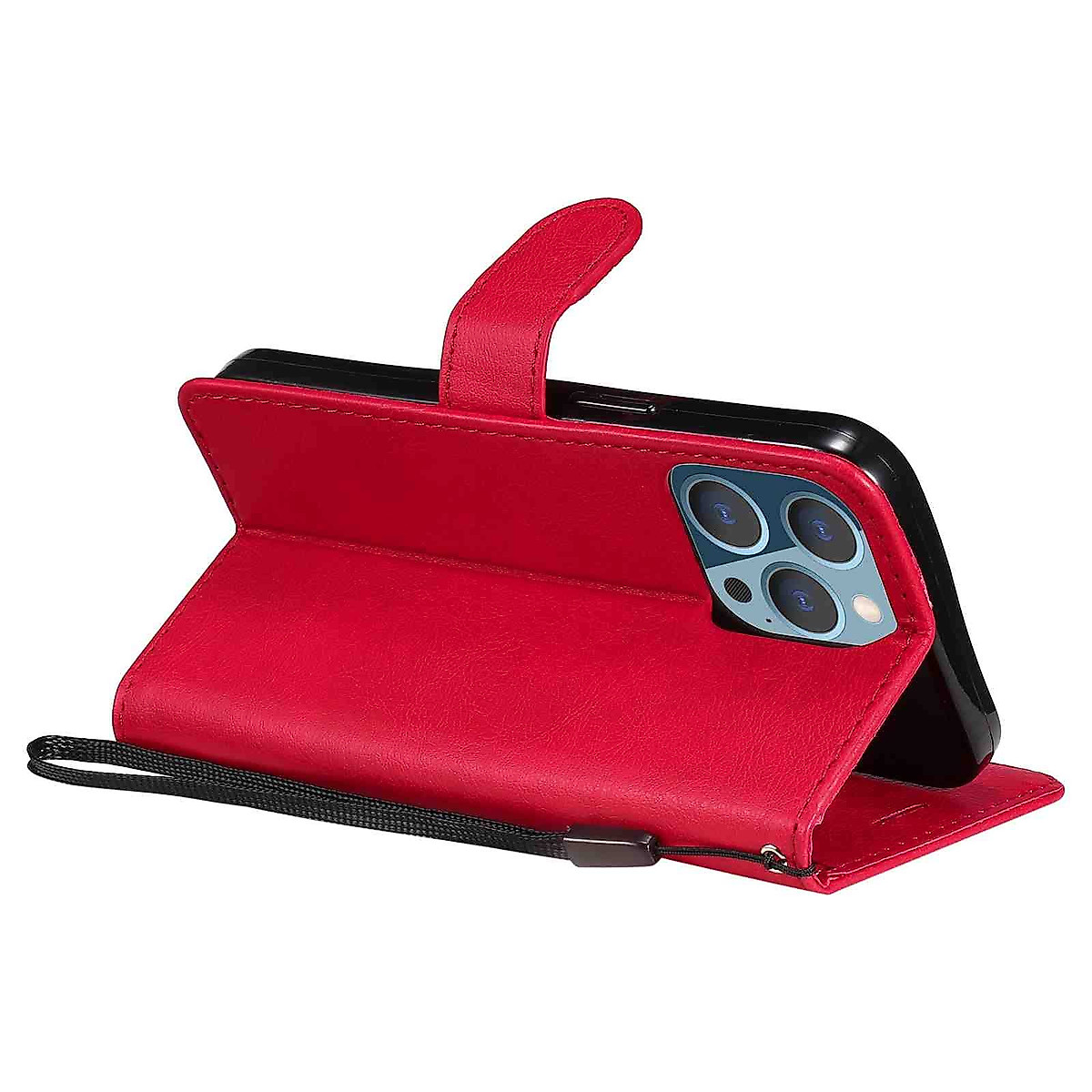 Fansipro Phone Cover Wallet Folio Case for LG V20 Mini, Premium PU Leather Slim Fit Cover for V20 Mini, 2 Card Slots, Super Fitting, Red