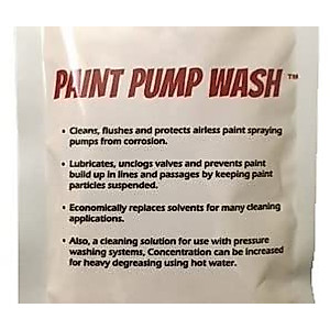 Paint Pump Wash - Airless Paint Sprayer Cleaner.