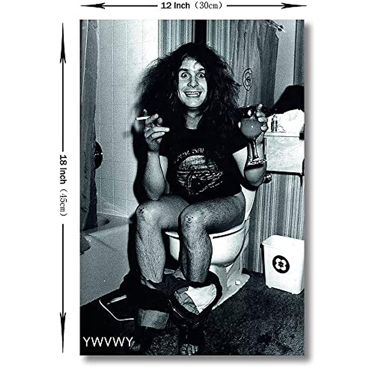 YWVWY Singer Cool Artworks Painting Wall Art Canvas Prints Hanging Picture Home Decor Posters Gift Idea 12x18inch(30x45cm)