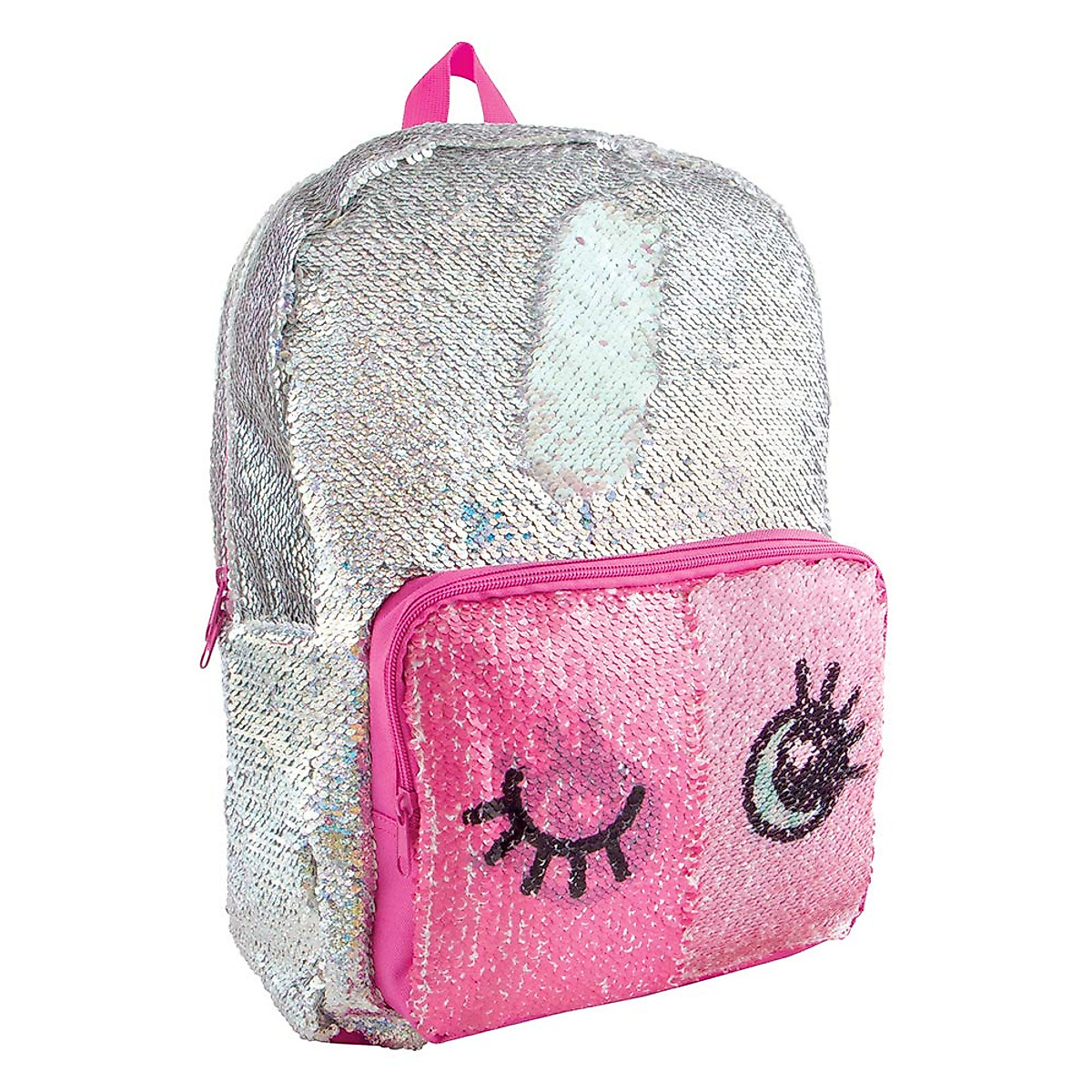 Fashion Angels Magic Sequin Silver Holographic with Reveal Backpack