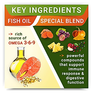 Allergy Relief + Omega 3 Dogs Bundle - Itchy Skin Treatment + Allergy & Itch Relief Skin&Coat Supplement - Omega3 & Pumpkin - Dog Itch Relief - 300 Chews - Peanut Butter + Chicken Flavor - Made in USA