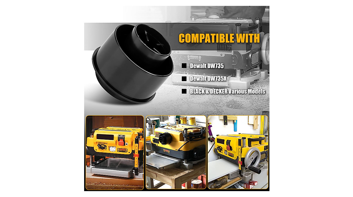 DeWalt Planer Vacuum Adapter | Easy Dust Collection