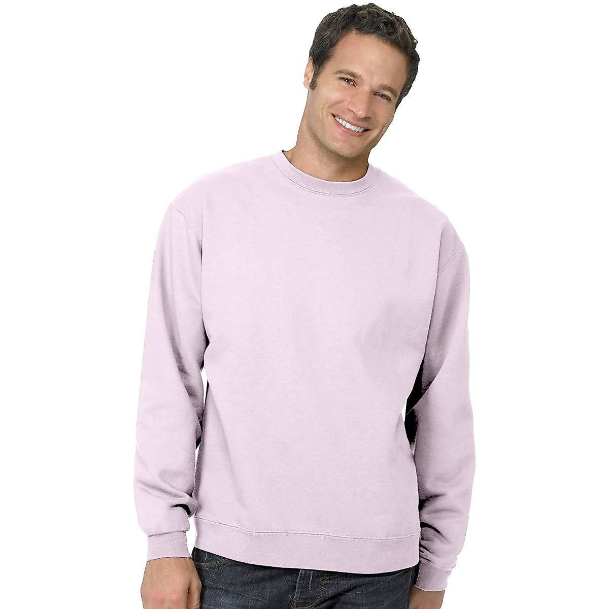 Hanes ComfortBlend® EcoSmart® Crew Sweatshirt Pale Pink L