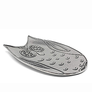 Crosby & Taylor Owl Pewter Spoon Rest