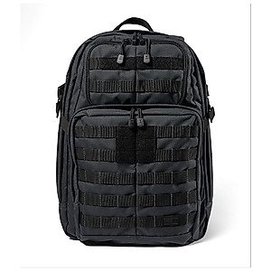 5.11 Tactical Backpack, Rush 24 2.0, Military Molle Pack, CCW with Multiple Compartments, 37 Liter, Medium, Style 56563, Double Tap