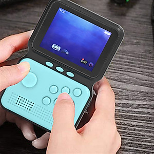 Handheld Game Console, Portable Retro Video Game Console with 4G Memory Card, Support TV Connection, Classic Retro Game Player Built in 1200mAh Rechargeable Battery, Kids and