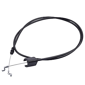 Dalom 532183567 Safety Control Cable 183567 60-109 for Poulan Sears Craftsman Husqvarna Weed Eater Engine Lawn Mower Cable Parts Cable Length: 61 1/2",Conduit Length: 54 1/2",Z Bend on Each End