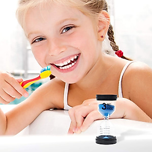 THE TWIDDLERS 4 Premium Hourglass Sand Timers, 4 Colors: 1min 3min 5min 10 Minutes