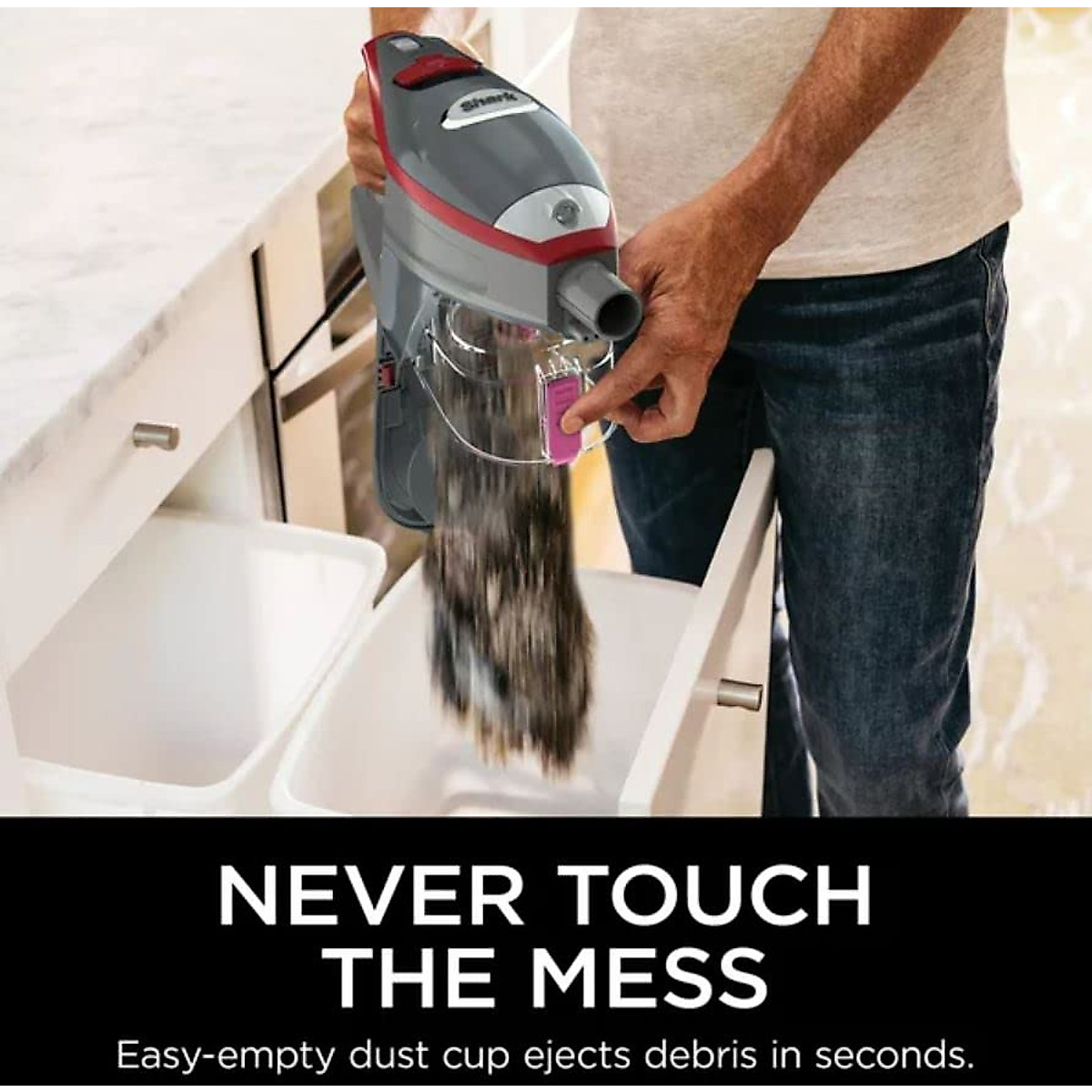 Shark HV370 Rocket Pro Corded Stick Vacuum, Comet Red