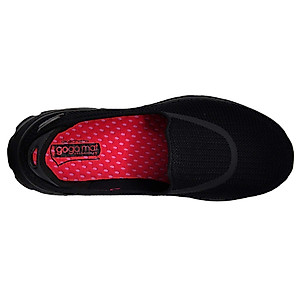 Skechers Performance Women's Go Walk 3 Slip-On Walking Shoe, Black/Black/Black, 7.5 Wide