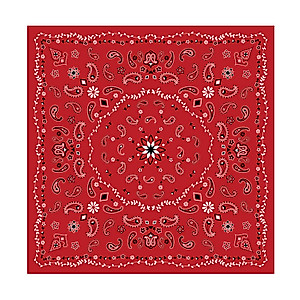 100% Combed Cotton Bandanas 3 Packs, Face Bandana for Women and Men, Unisex Multi-functional Headbands and Scarves (001)