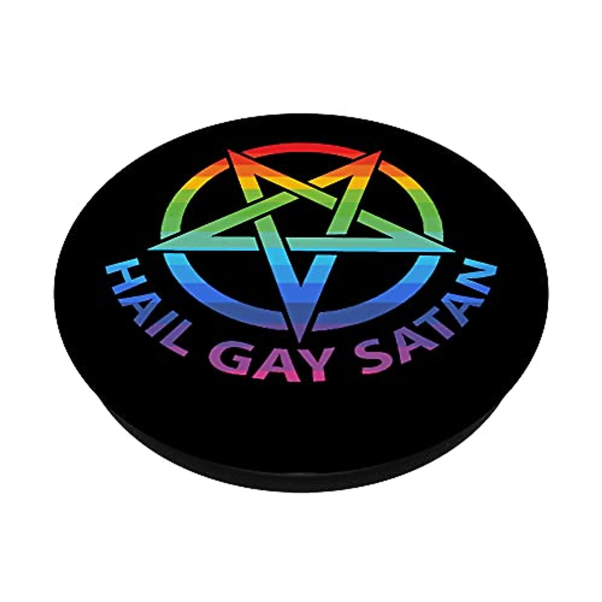 Hail Gay Satan Pentagram PopSockets Swappable PopGrip