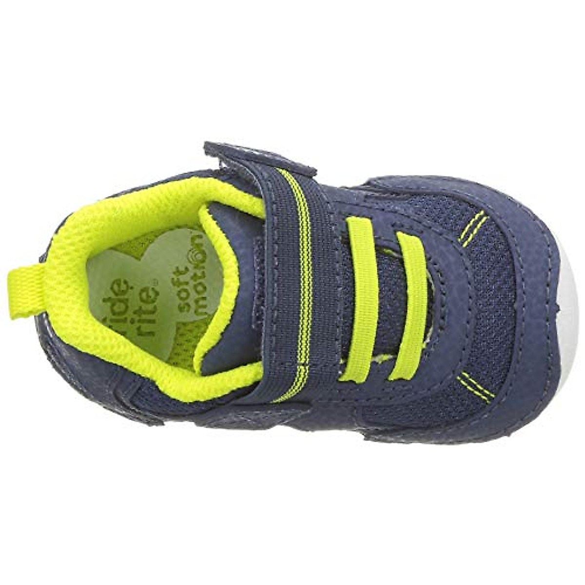 Stride Rite Soft Motion Jamie Running Shoe, Navy, 3 M US Infant