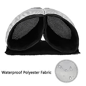 LARGERED Luggage Cup Holder for Suitcases, Travel Must Haves Travel Cup Holders Free Hand Drink Caddy, Travel Accessories Gifts for Flight Attendants, Fits Roll on Suitcase Handles 2 Packs (Silver)