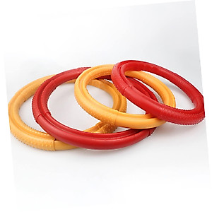 BESTOYARD Dog Pet Interactive Training Ring Outside Toys Outdoor Toys Outdoor Playset Teething Toy Dog Catching Ring Puppy Chew Toy Dog Chewing Ring Dogman Toys Indoor Rubber Teether