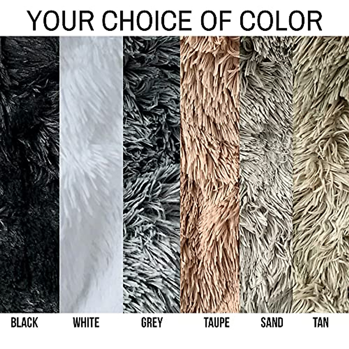 NO Shedding Decorative Luxury Faux Suede Backed Throw Blanket for Home 400 GSM, 50” by 60” (Black)