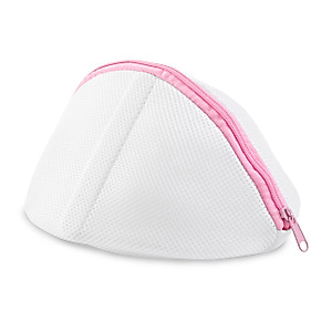 Whitmor Mesh Bra Wash Bag White