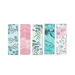 Magnetic Bookmarks 10 Pieces, Magnet Page Markers Set (5 Designs)