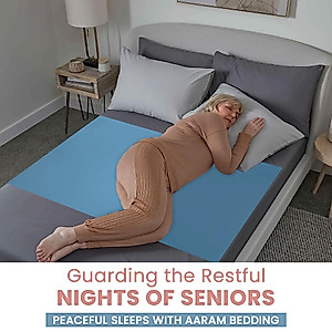 Aaram Ultrasoft Infant Waterproof Dry Rubber Bed Sheet Cover/Toddler Sleeping Mattress Protector/Urine Non-Absorbent Reusable Crib Mat (2 Meter) (78 x 36 Inches) (200 x 90 cm)