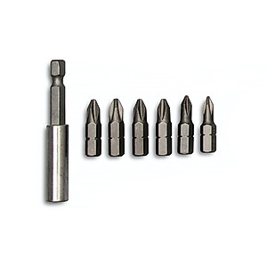 KEO ST. Wood Organizer and Lumber Storage Metal Rack - 2 SETS - PLUS - Magnetic Screw Driver Bit Holder and 6 Philips Head Driver Bits. 300lbs/136kg Capacity Per Set- 600lbs Total.