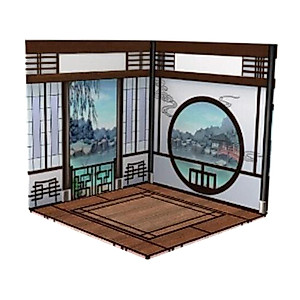AMLESO Backdrop Scene Model Collection Background Board Scene for Action Figures Storage, Chinese Room