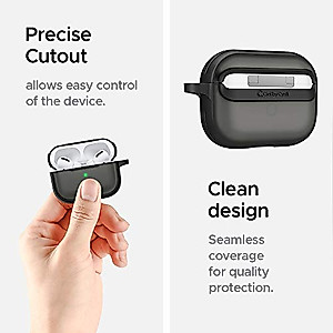 CYRILL Color Brick Designed for Apple Airpods Pro Case Cover for Men, PC case + TPU Bumpers - Matte Black